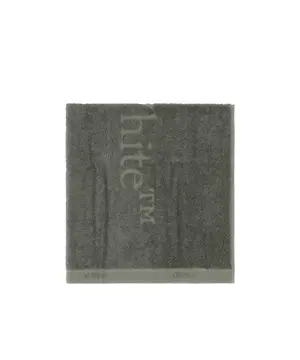 Off-White Bookish Logo-jacquard Towels - Black