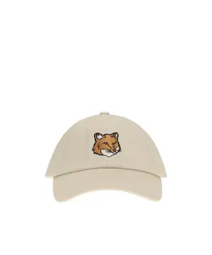 Maison Kitsuné Fox Head Cap - Nude