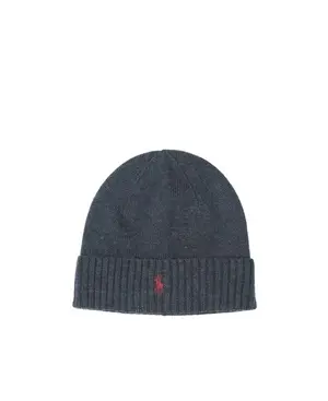 Polo Ralph Lauren Pony Embroidered Knitted Beanie - Black
