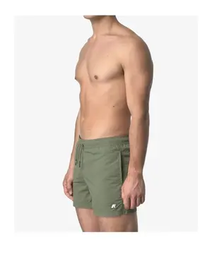 K-WAY Drawstring Waist Swim Shorts