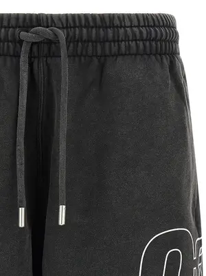 Off-White Logo Printed Drawstring Shorts