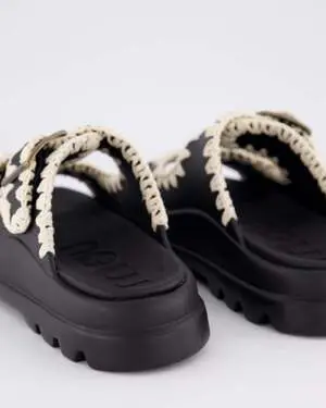 Mou Eva One-piece Buckled Slides