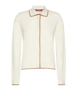 Max Mara Targa Cardigan - White