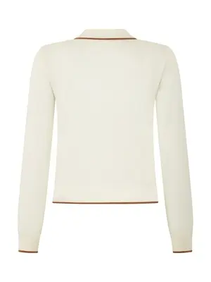 Max Mara Targa Cardigan - White