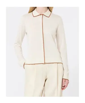 Max Mara Targa Cardigan - White