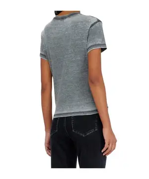 DIESEL® Rhinestone-embellished Burnout-effect T-shirt