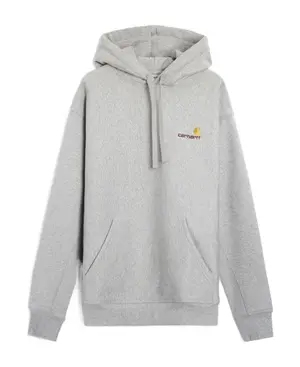 Carhartt Wip American Script Logo Hoodie - Gray