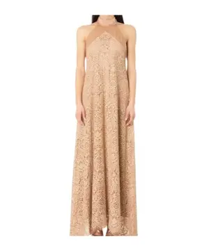 D.exterior Halter Neck Dress