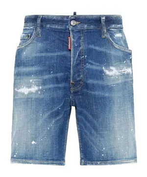 Dsquared2 Distressed Denim Shorts
