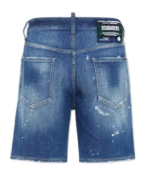 Dsquared2 Distressed Denim Shorts