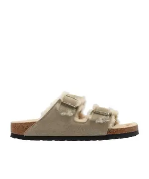 BIRKENSTOCK Arizona Shearling Sandals - Multicolor