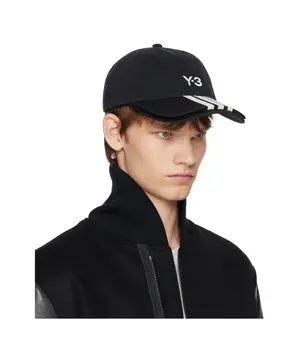 Y3 Striped Cap