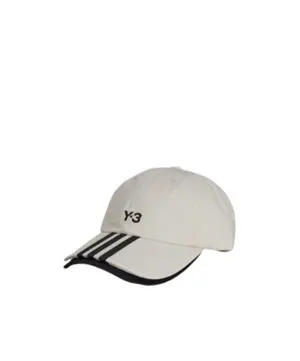 Y3 Stripes Twill Cap - Beige