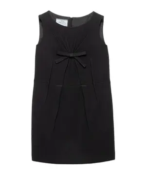 Prada Natté Fabric Mini-dress - Black