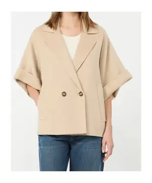 Max Mara Double-breasted Short Coat