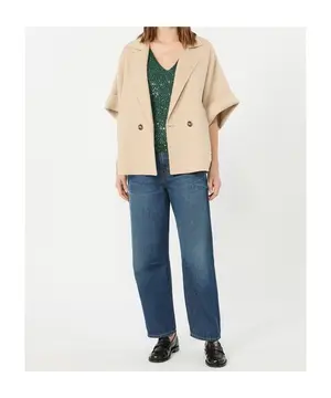 Max Mara Double-breasted Short Coat