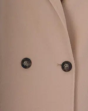 Max Mara Neo Double Breasted Coat - Sand