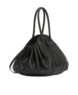 Marni Logo Stamped Tulipea Large Handbag
