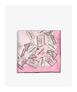 Prada Pattern-printed Twill Scarf
