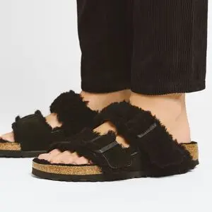 BIRKENSTOCK Arizona Teddy Split Sandals