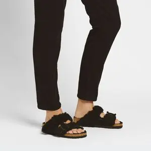 BIRKENSTOCK Arizona Teddy Split Sandals