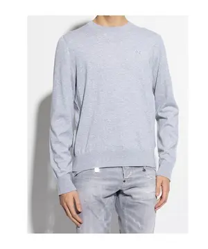Dsquared2 Logo Embroidered Knitted Jumper
