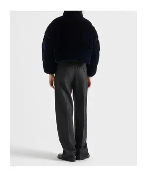 Prada Velvet Down Jacket