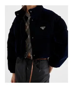 Prada Velvet Down Jacket