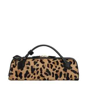 Alaïa Le Teckel Clutch In Leopard Haircalf