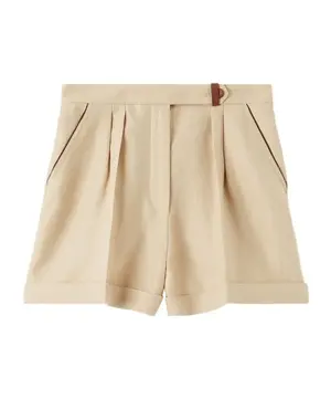 Loro Piana Pleated Shorts For Women