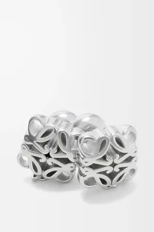 Loewe Anagram Bombe Chain Earrings In Sterling