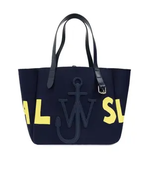 J.W.ANDERSON Logo Patch Tote Bag - Navy