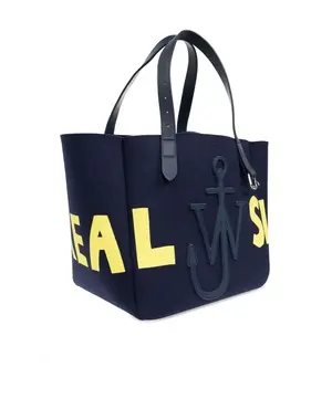 J.W.ANDERSON Logo Patch Tote Bag - Navy