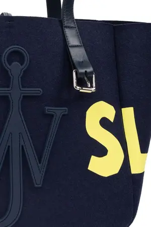 J.W.ANDERSON Logo Patch Tote Bag - Navy