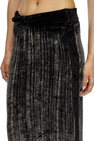 DIESEL® High-waisted Faded Effect Pencil Skirt