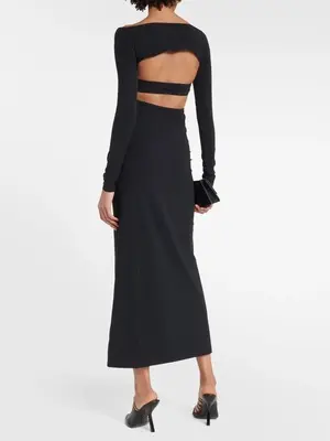 Christopher Esber Cut-out Ruched Maxi Dress