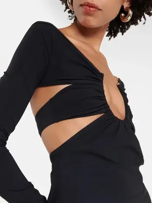 Christopher Esber Cut-out Ruched Maxi Dress