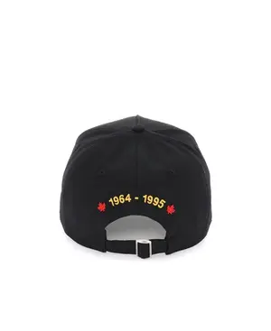 Dsquared2 Logo Patch Curved Peak Cap