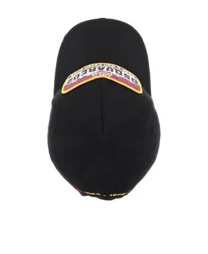 Dsquared2 Logo Patch Curved Peak Cap