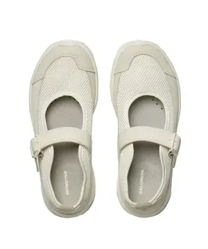 SALOMON Rx Marie Jeanne Buckled Sneakers - Vanilla Ice