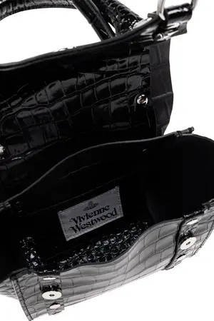 VIVIENNE WESTWOOD Orb Plaque Chained Tote Bag