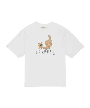 DOMREBEL Friendly T-shirt - Ivory