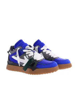 Off-White Mid Top Sponge Round Toe Sneakers