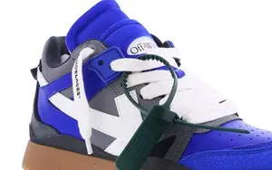 Off-White Mid Top Sponge Round Toe Sneakers