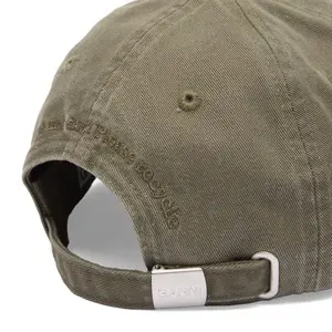 GANNI Logo-embroidered Baseball Cap