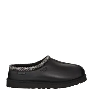 UGG Tasman Leather Regenerate Slipper - Black
