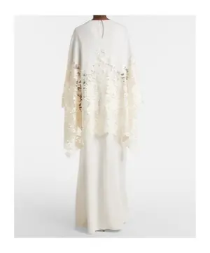 Oscar De La Renta Floral Silk-blend Kaftan