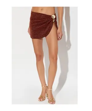 Oseree Asymmetrical Skirt
