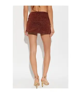 Oseree Asymmetrical Skirt