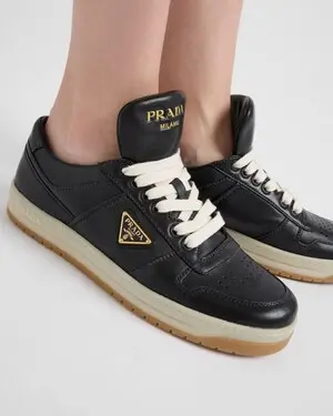 Prada Triangle-logo Lace-up Sneakers